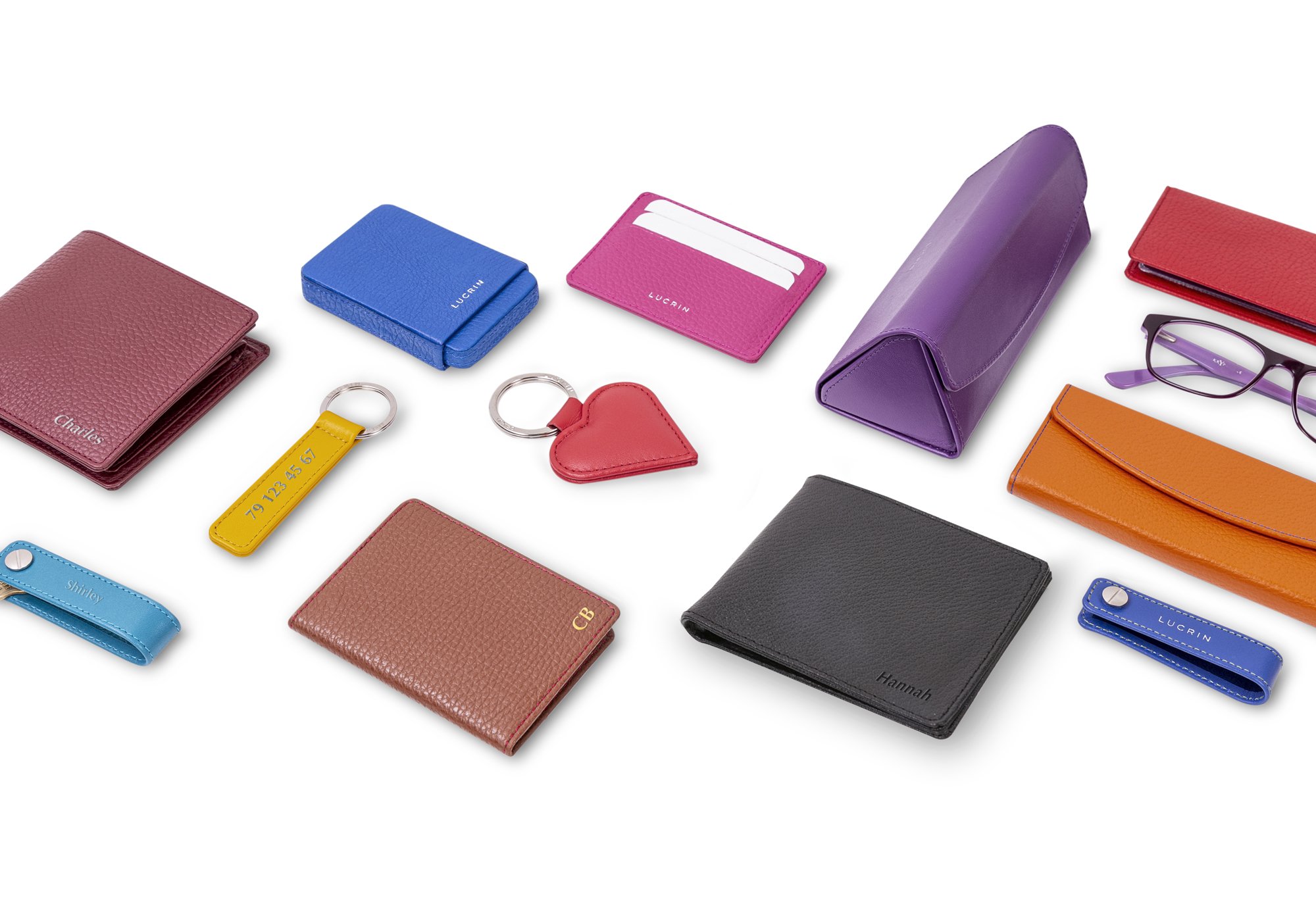 LUCRIN Leather Accessories | Wallets | Key Rings | Card Boxes