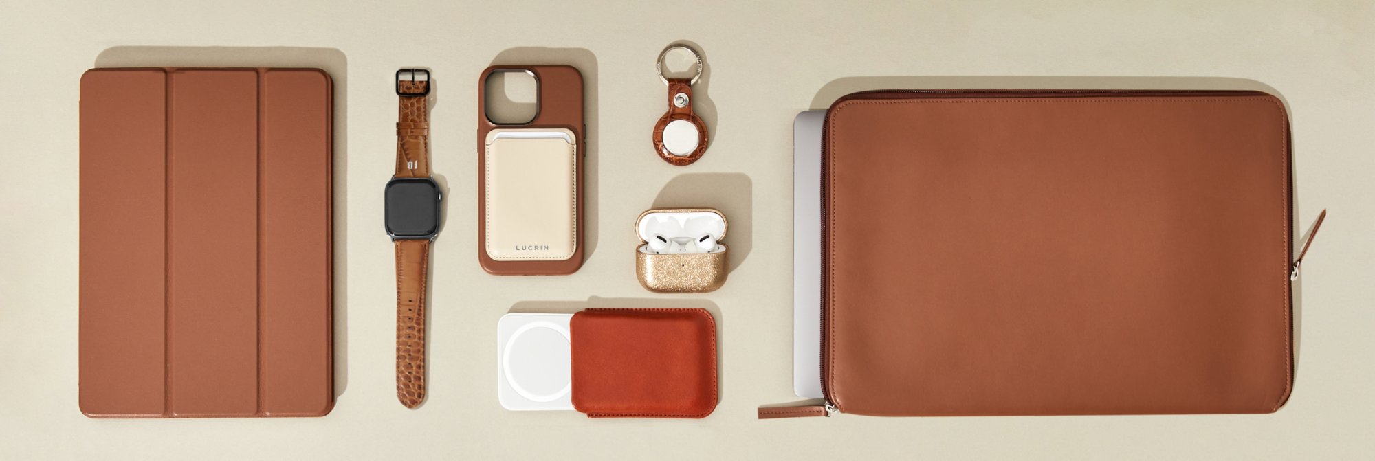 Leather Apple Cases, fully customizable