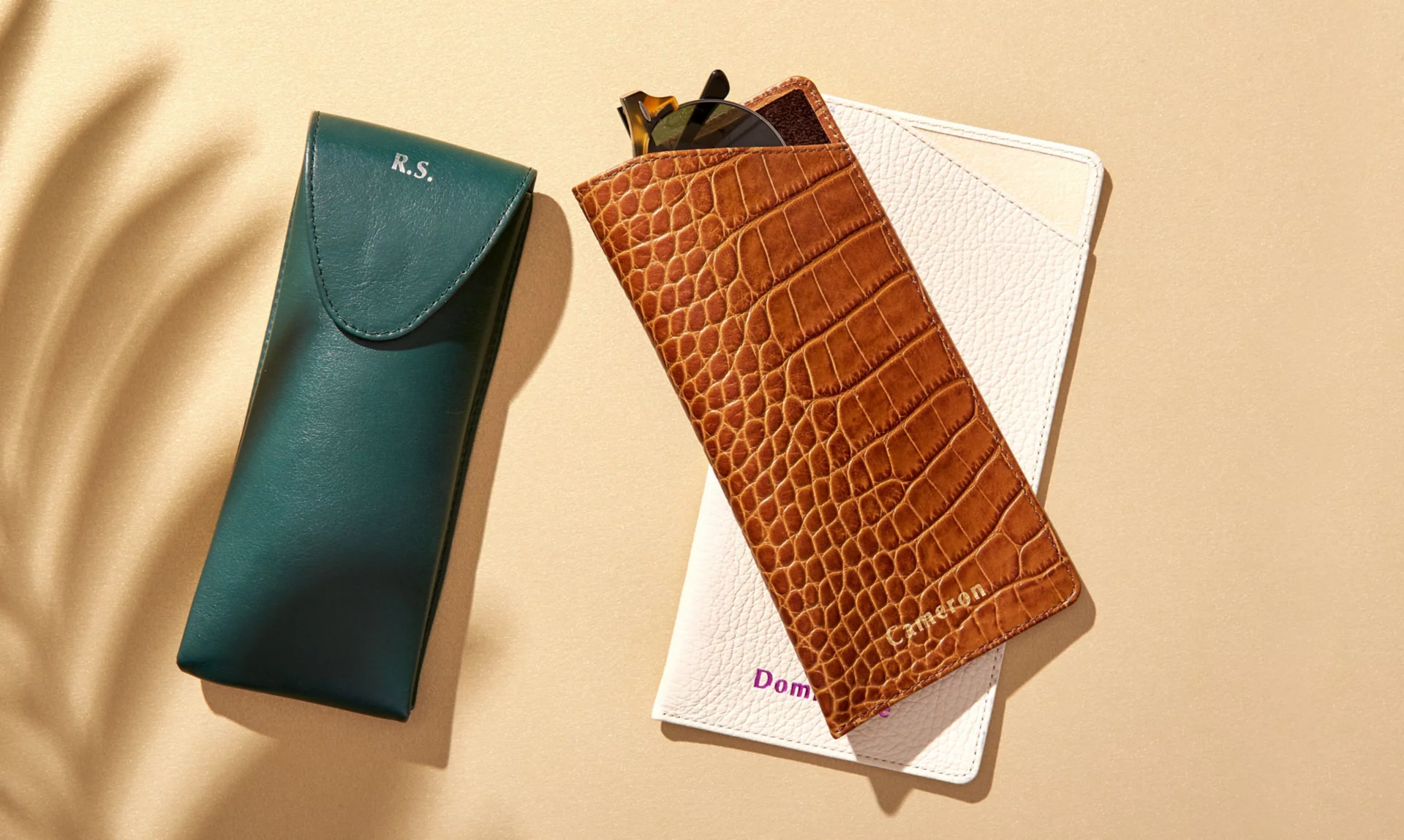 Luxury glasses and sunglasses cases