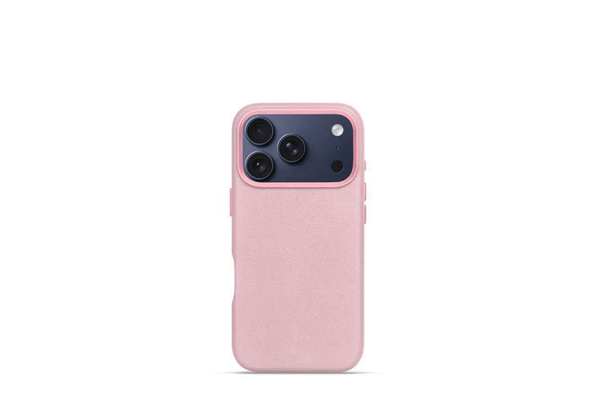 | iPhone 17 Pro Luxus-Hardcover-Case | Aus Leder von LUCRIN - Rosa ...