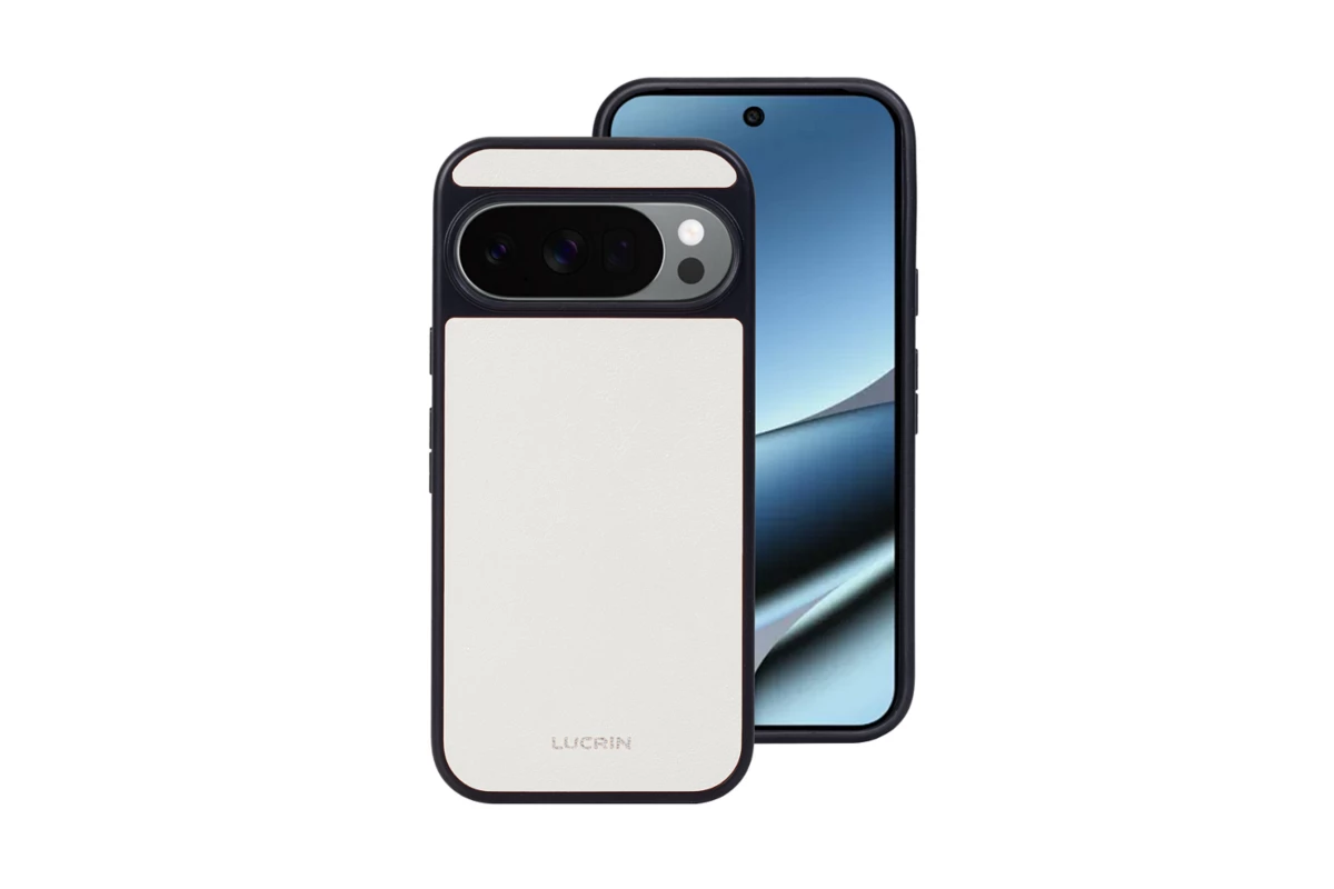 Coque Google Pixel 10 Pro en cuir | LUCRIN - Blanc - Cuir Lisse