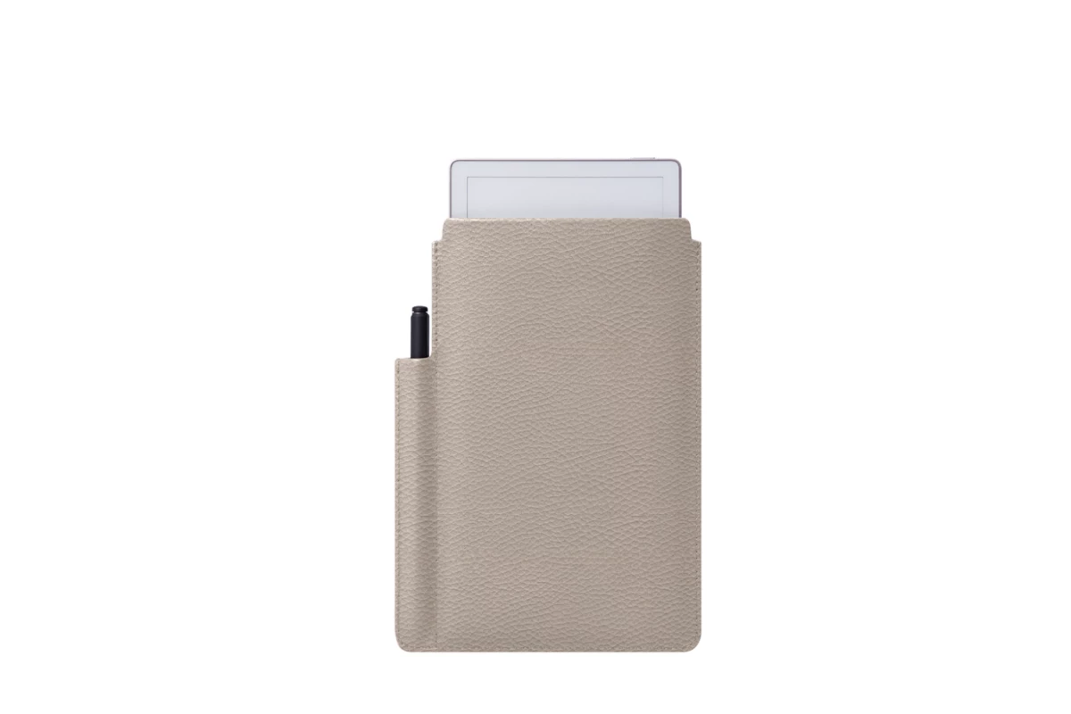ReMarkable Paper Pro Move Sleeve in leather by LUCRIN - Light Taupe ...