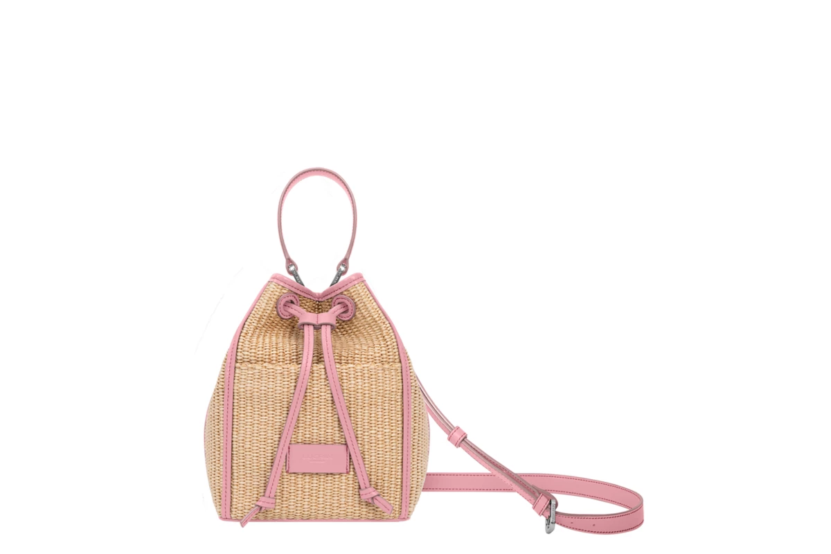 Mini Raffia Bucket Bag | LUCRIN Summer Bag