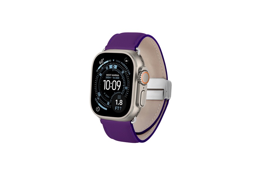 | Apple Watch Ultra Strap with Sliding Buckle Closure - Lavender ...