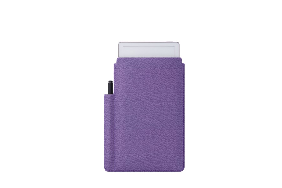 ReMarkable Paper Pro Move Sleeve in leather by LUCRIN - Lavender ...