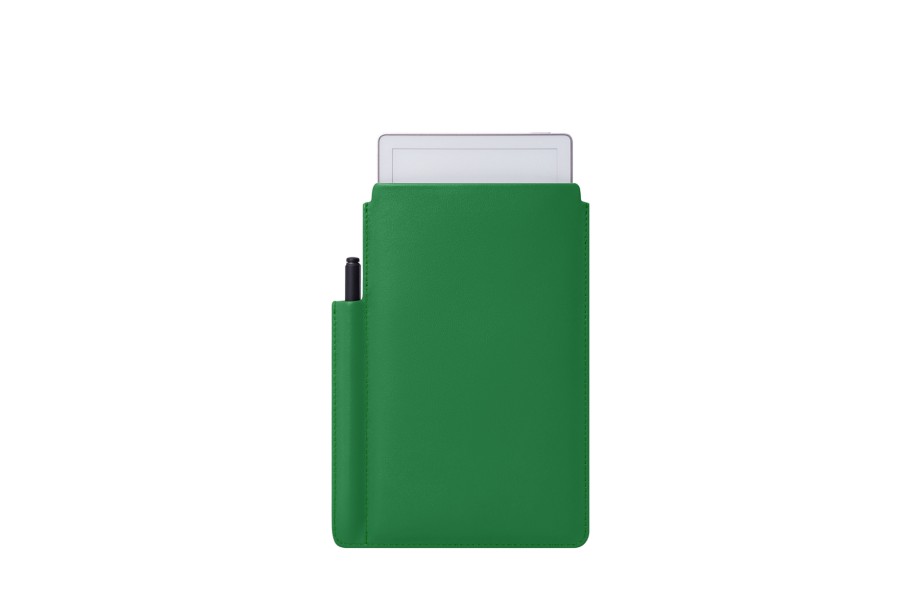 ReMarkable Paper Pro Move Sleeve in leather by LUCRIN - Light Green ...