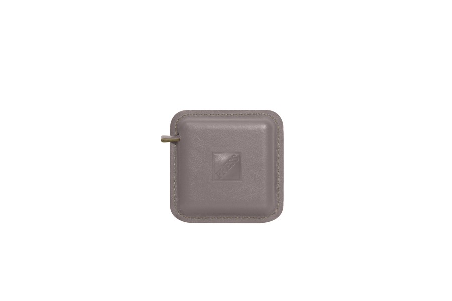 | Square Measuring Tape (150 cm) | LUCRIN - Light Taupe - Smooth Leather
