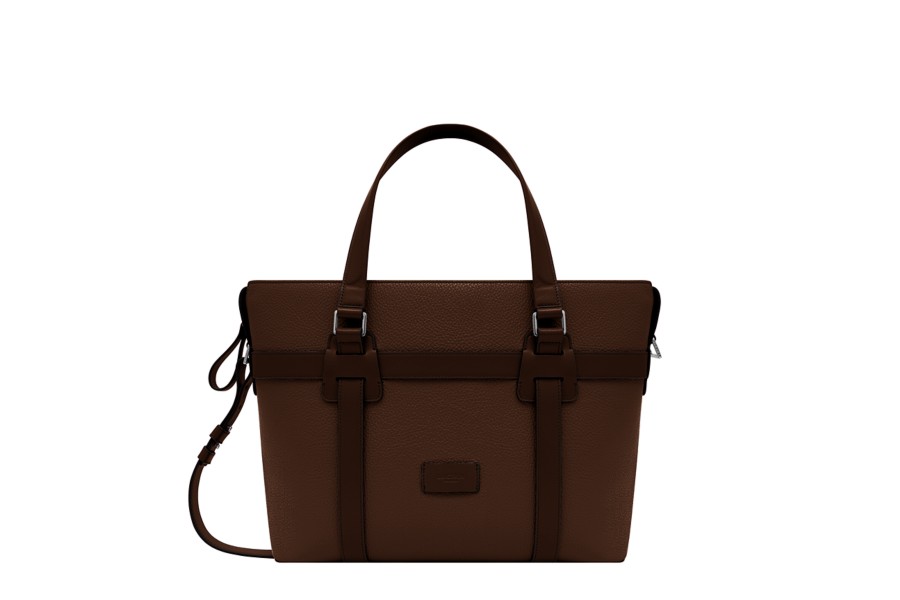 Business Tote - LO | Large Leather Business Tote