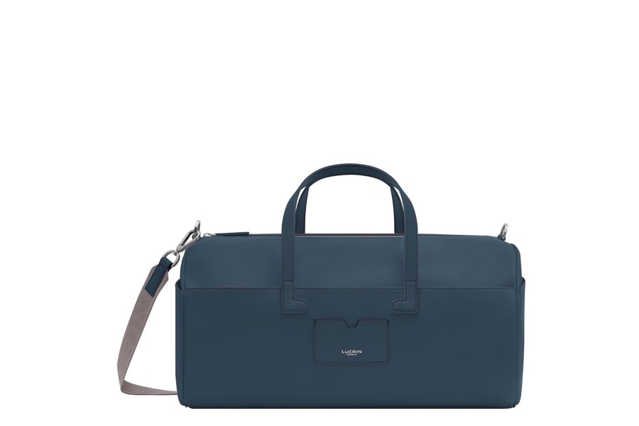 | Duffle Bag - LT, a Leather or Nylon Travel Bag by LUCRIN - Denim Blue ...