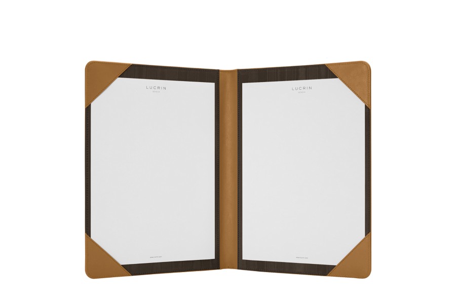 Signature book - Natural - Bonded Leather