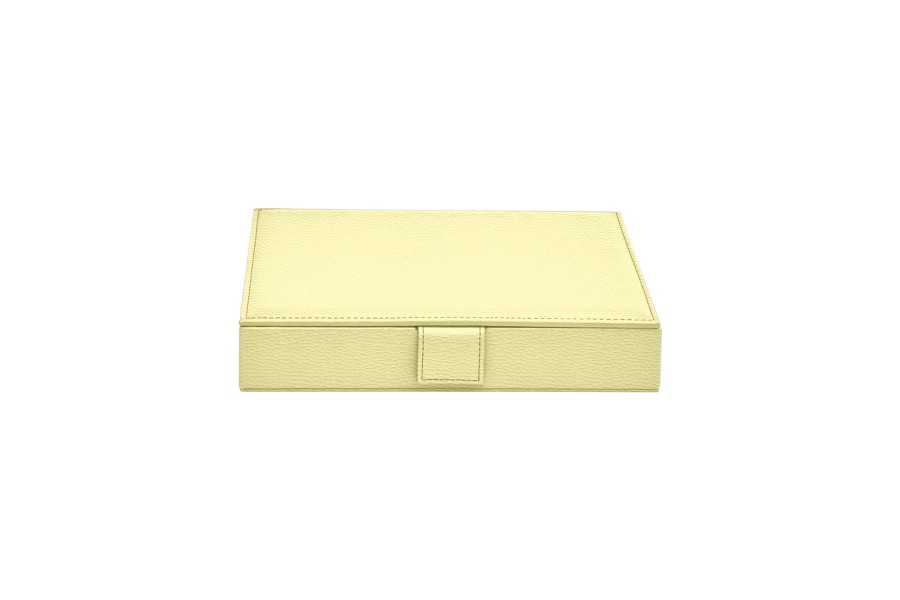 Leather Box for Nespresso Capsules | Presentation Case - Pastel Yellow ...